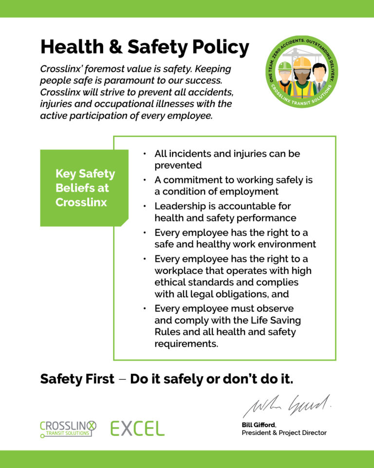 Safety | Crosslinx Transit Solutions
